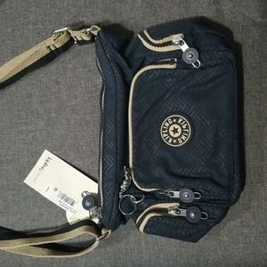 Kipling | Bags | Kipling Gabbie Mini In Endless Blue Embossed Pattern ...